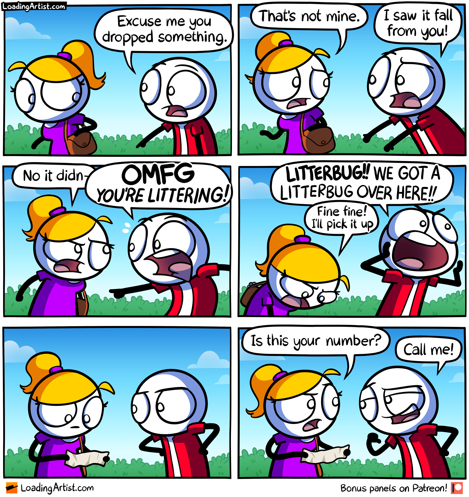 You dropped something | Scrolller