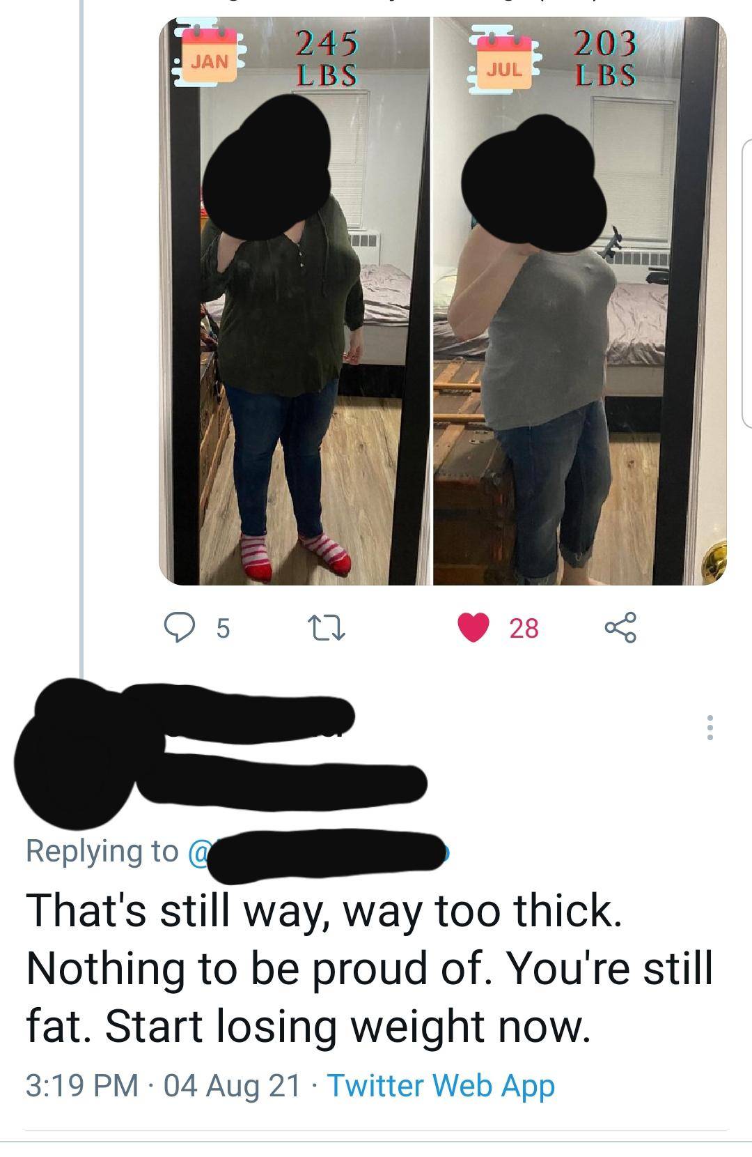 Just a neckbeard body shaming | Scrolller
