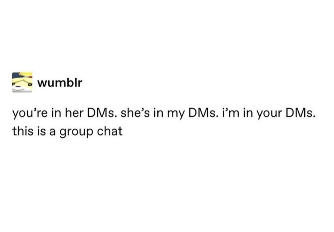 You’re in her DMs | Scrolller