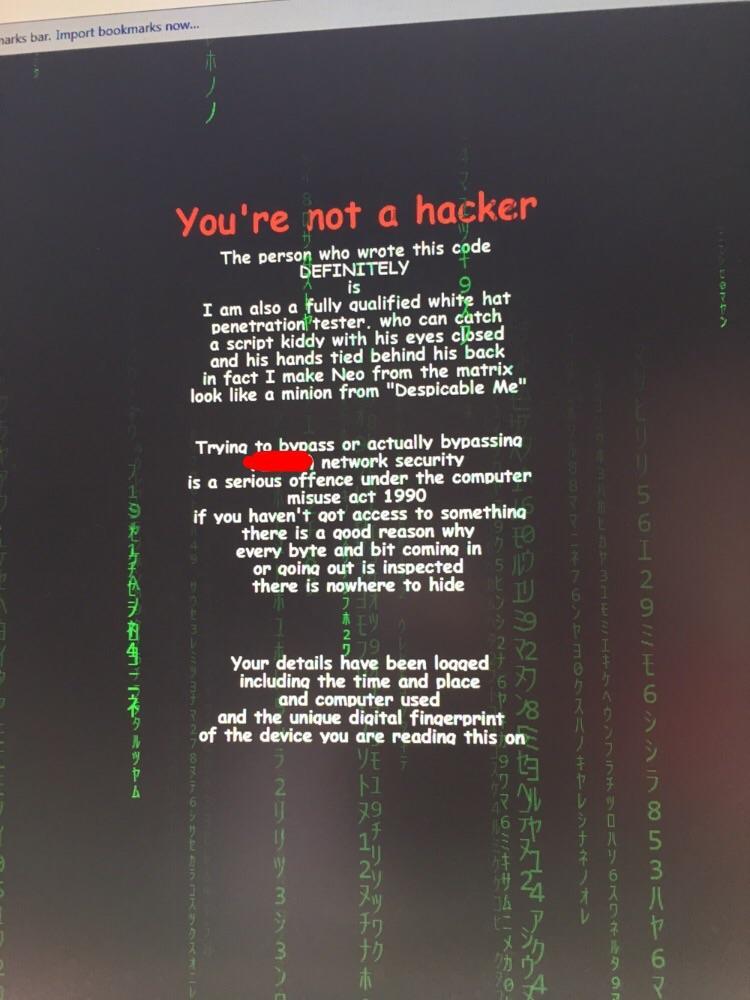 “You’re not a hacker” | Scrolller