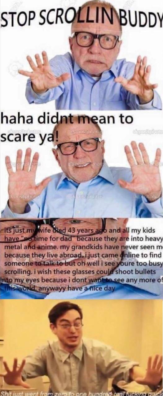 you try thinking of a creative caption | Scrolller