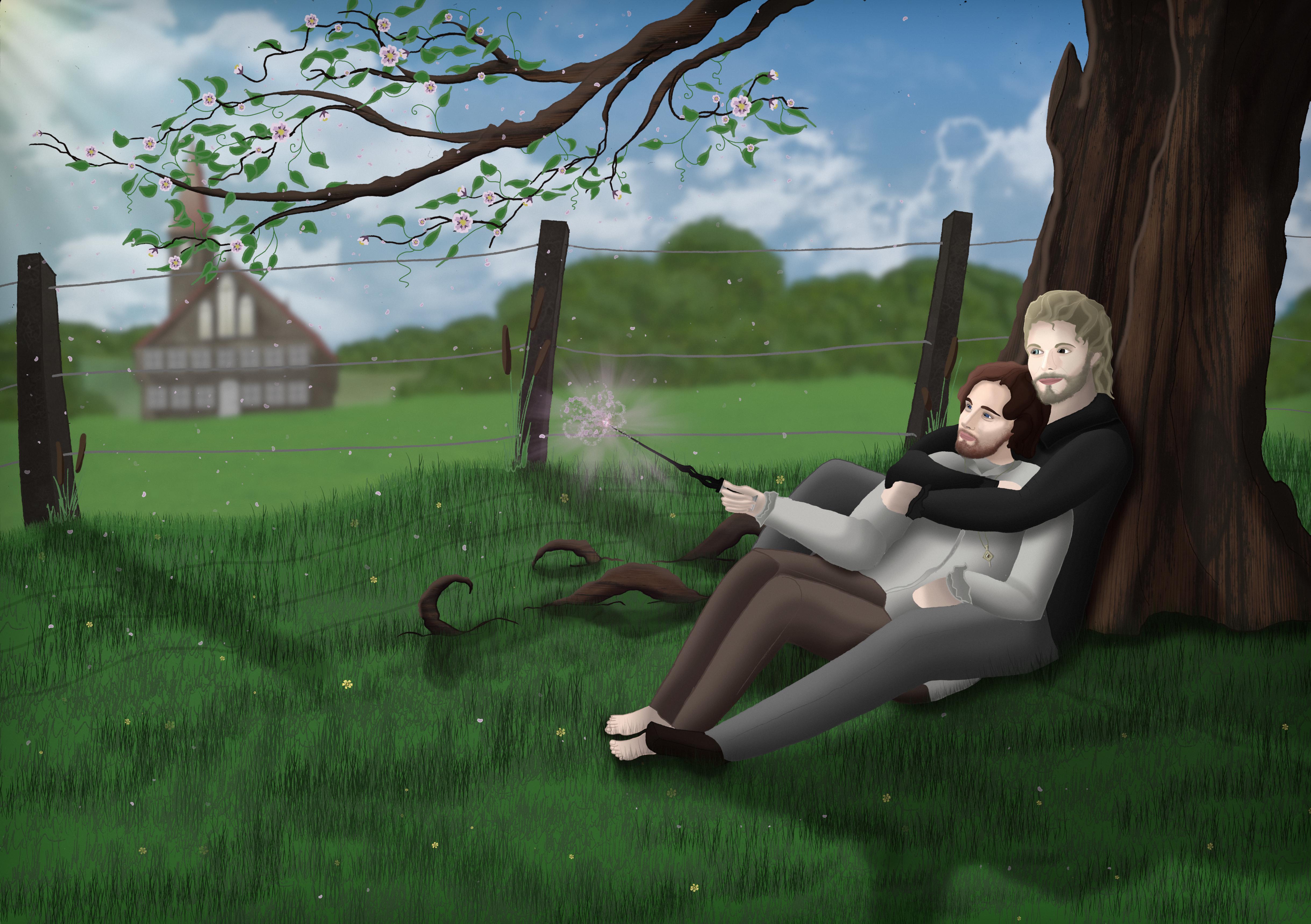 Young Albus Dumbledore and Gellert Grindelwald in Godric's Hollow, 1899 ...