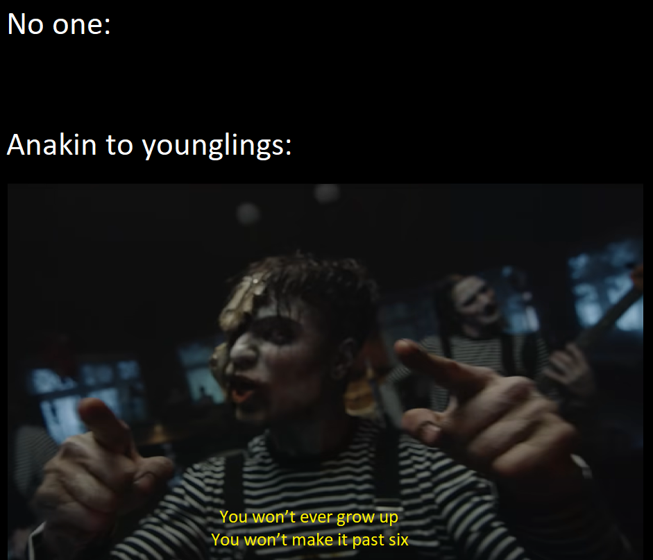 Youngling jokes never gets old... | Scrolller