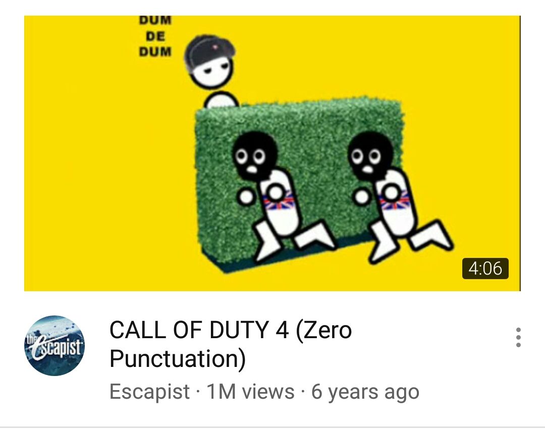 Youtube thumbnail glitch sums up the modern warfare series perfectly. | Scrolller