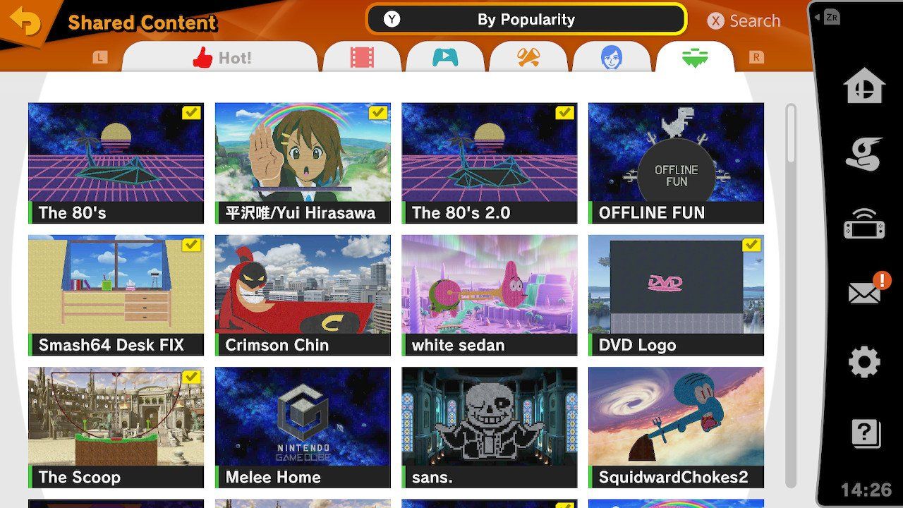 Yui is the second most popular custom stage right now! | Scrolller