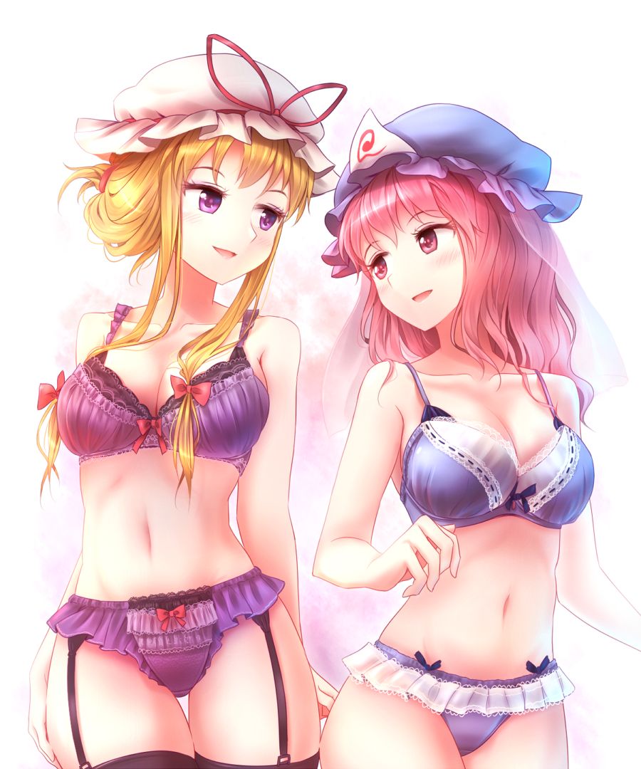 Yukari and Yuyuko [Touhou] | Scrolller