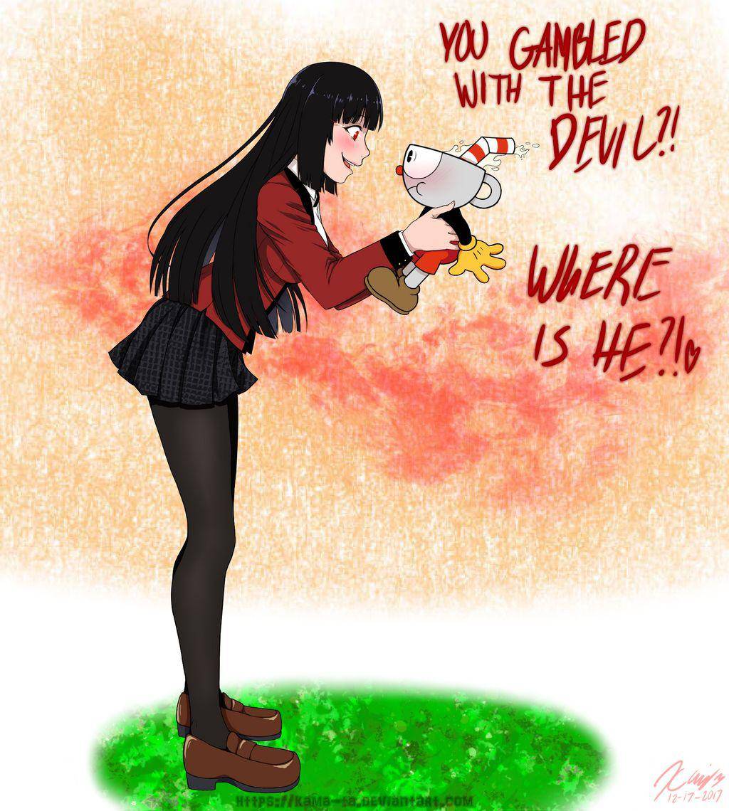 Yumeko and Cuphead | Scrolller