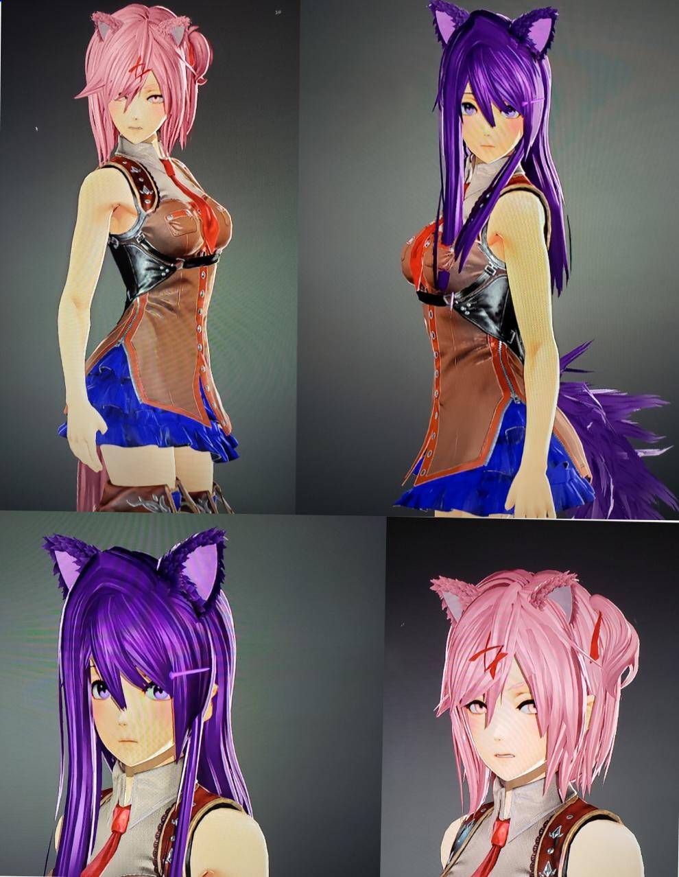 Yuri Neko and Natsuki Doggo from Doki Doki Literature Club | Scrolller