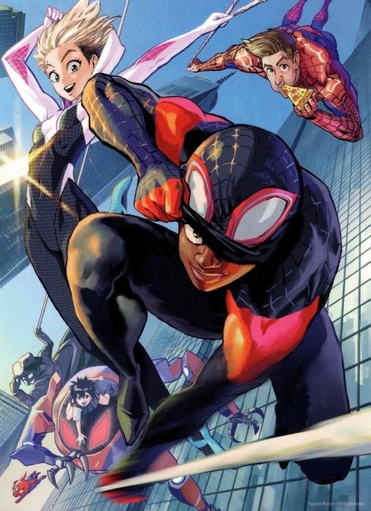 Yusuke Murata's take on Spider-Man: Into the Spider-Verse | Scrolller