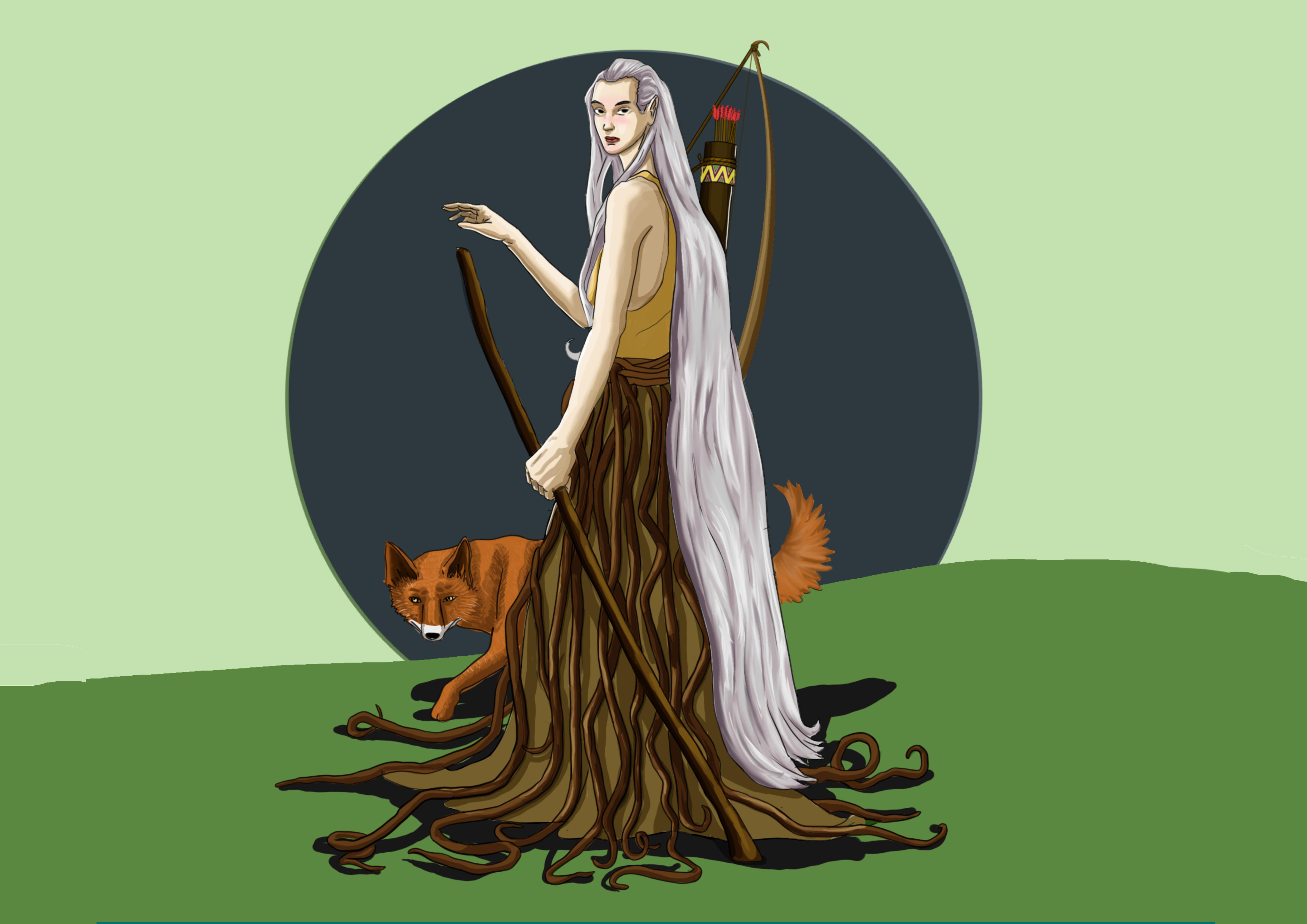 Zıntrana- Half-Elf Druid | Scrolller