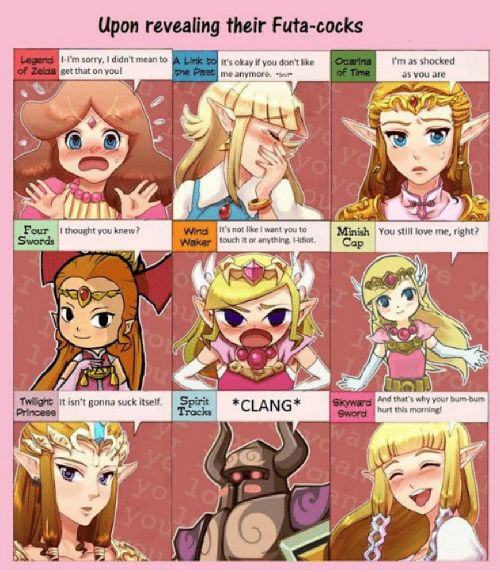 Zelda Iterations Reveal They're Futas | Scrolller