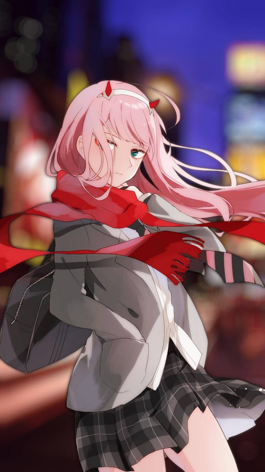 Zero Two Mobile Wallpaper | Scrolller