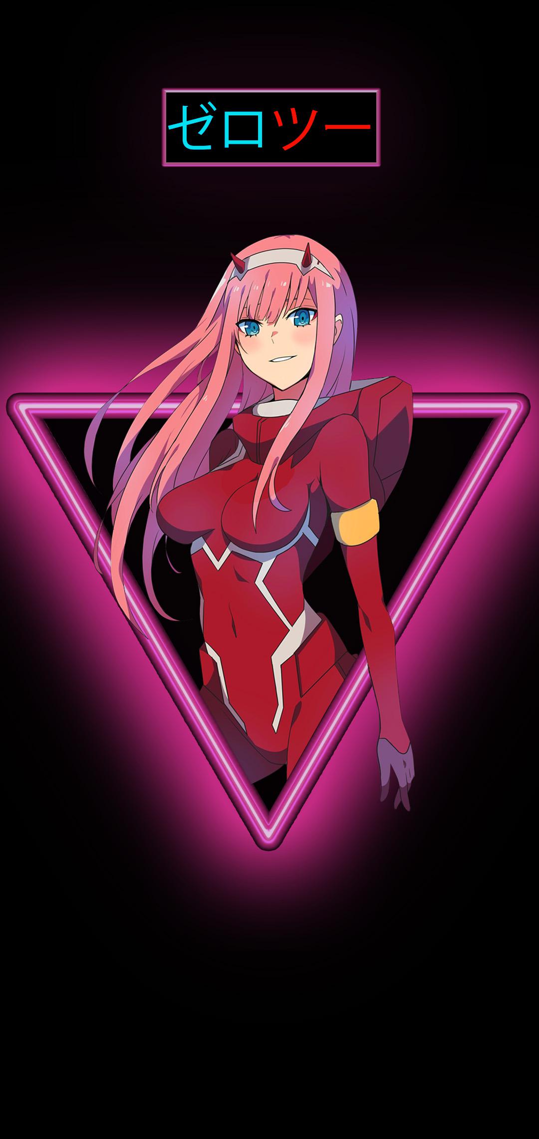 Zero Two Neon Vibes [Darling in the Franxx] (1080x2280) | Scrolller