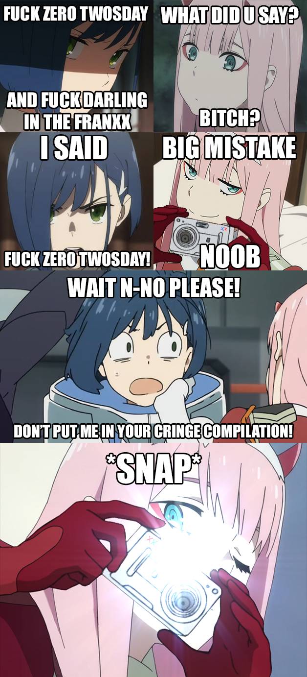 Zero Two's cringe compilation | Scrolller