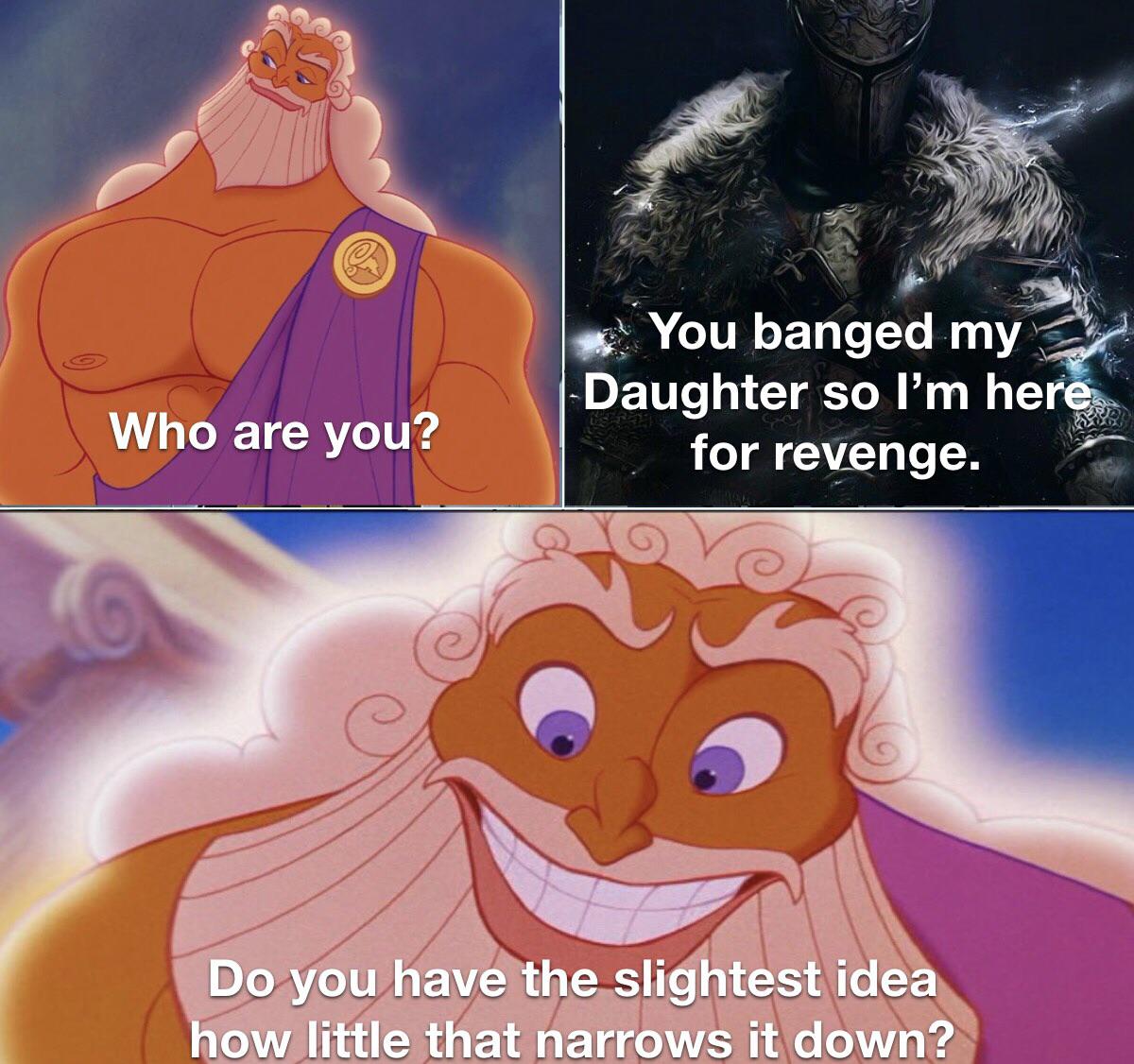 Zeus be acting kinda libidinous. | Scrolller