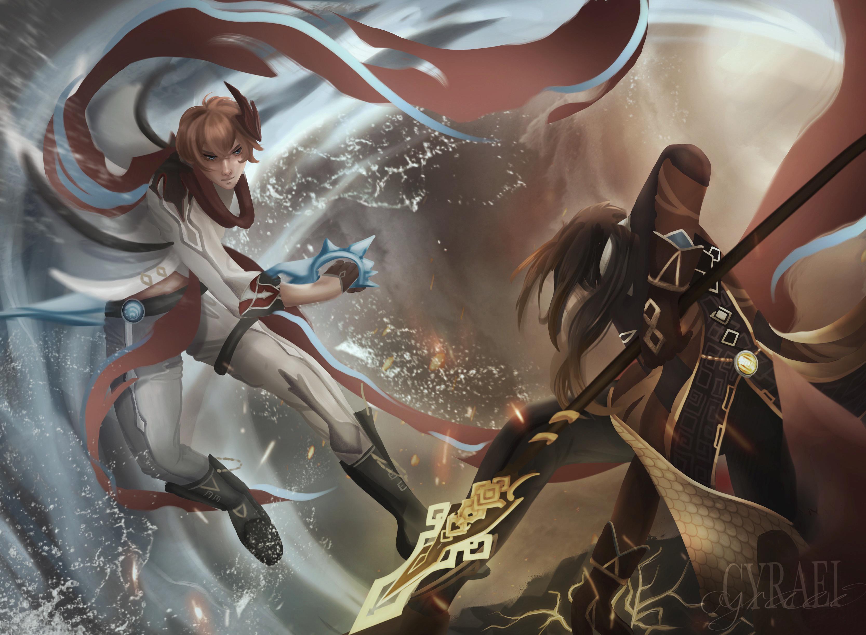 Zhongli and Childe! | Scrolller