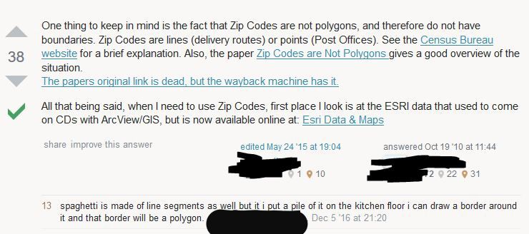 Zip codes are not polygons | Scrolller