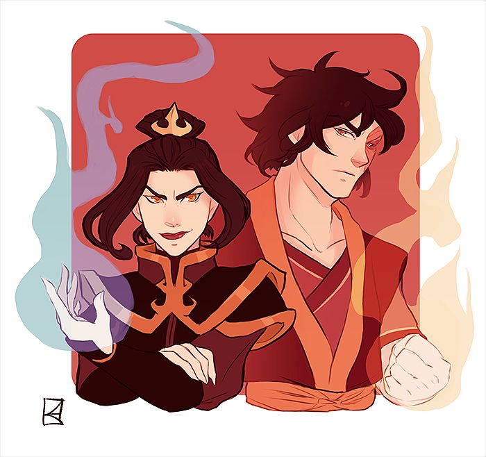 Zuko and Azula by matereya | Scrolller