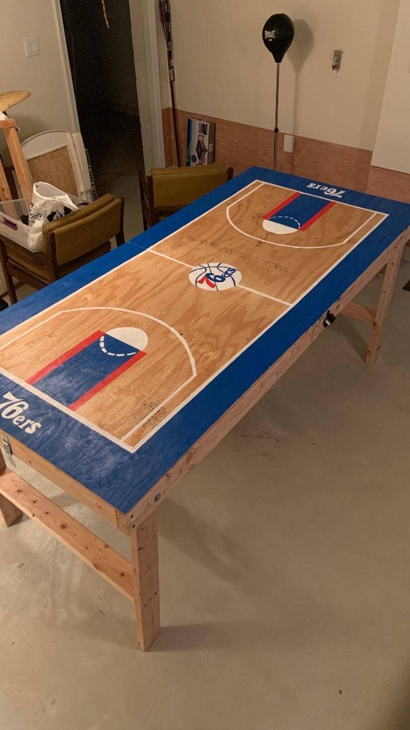 10 Hours Later.... Custom Folding Pong Table! | Scrolller