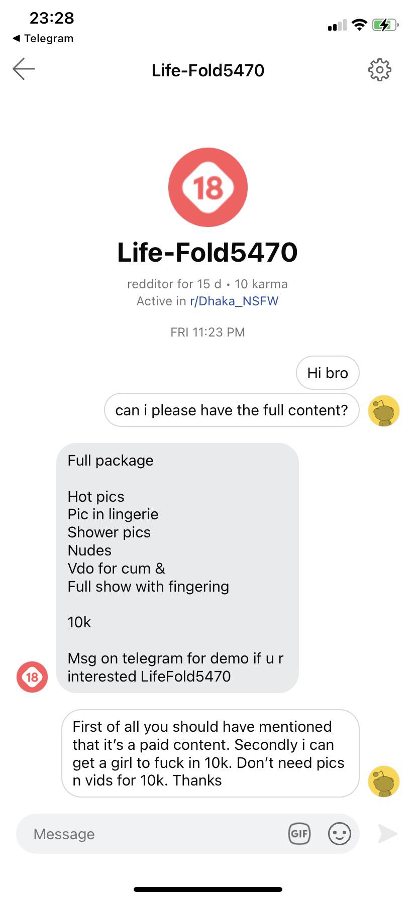 10k for pics and vids 😂 👏👌 | Scrolller