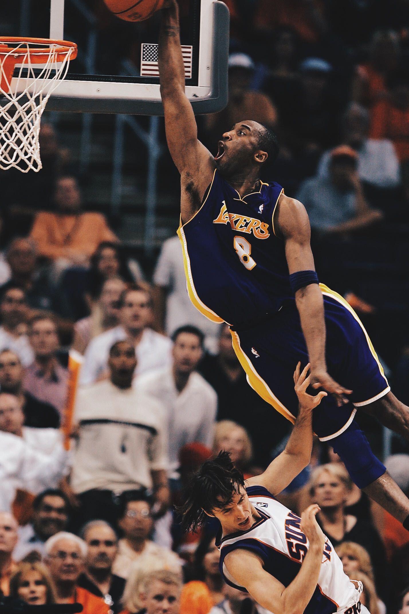 14 years ago, Kobe Bryant put Steve Nash on a poster. | Scrolller