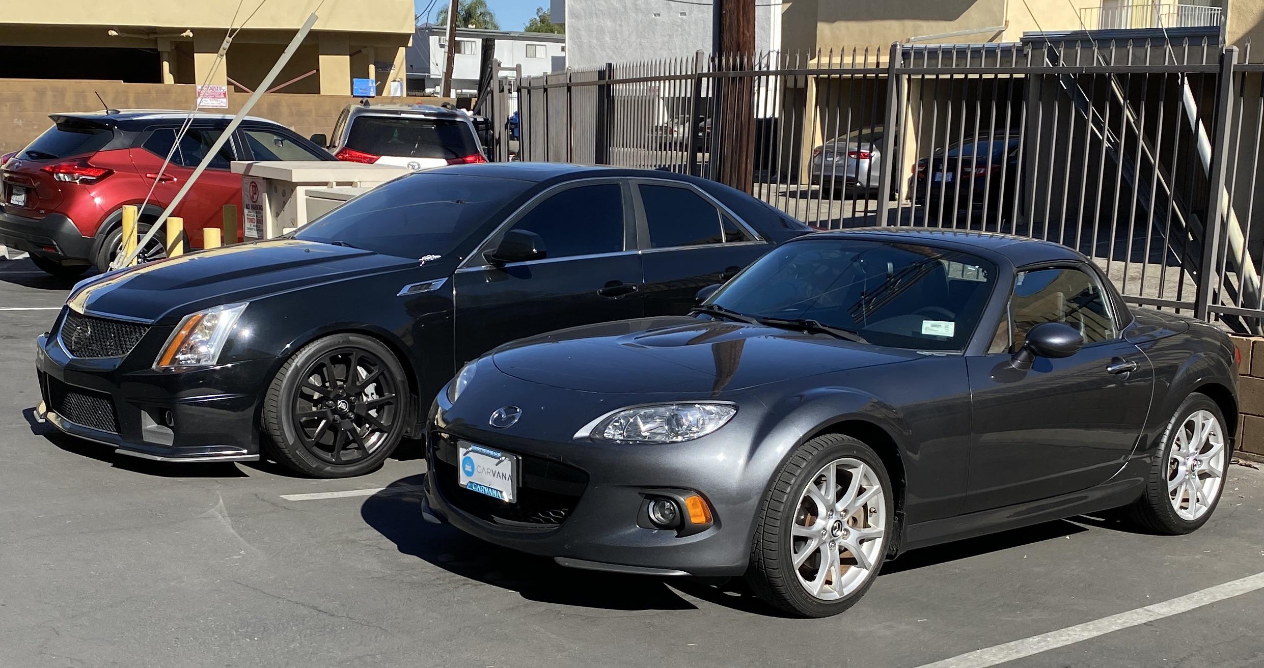 ~150 horsepower next to ~550 horsepower | Scrolller