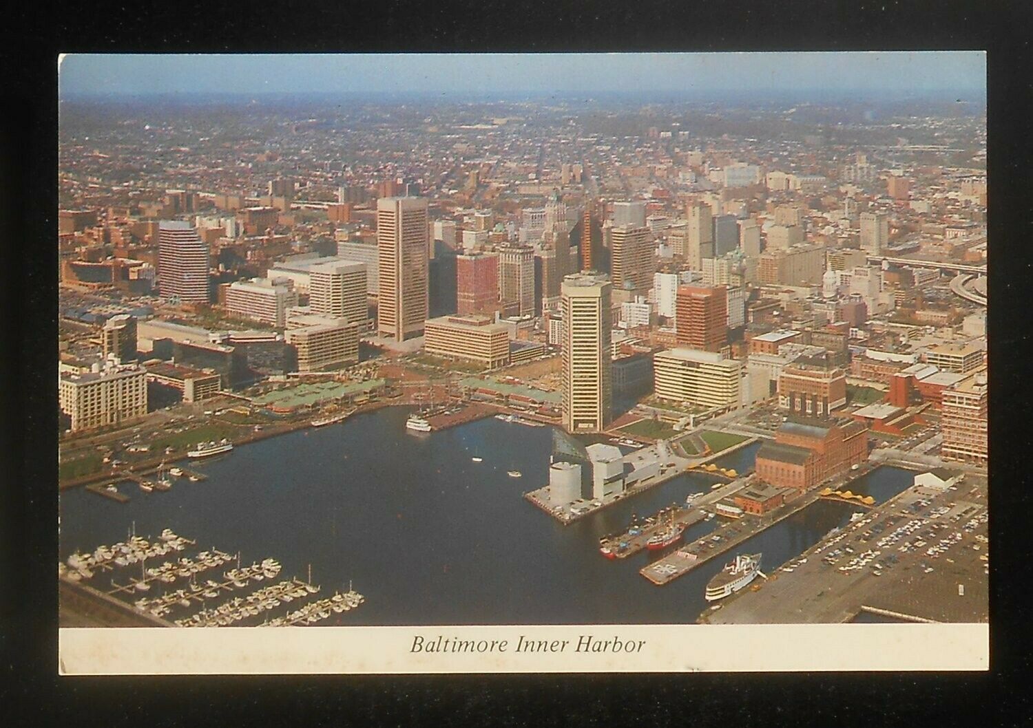 1980's Postcard of the Inner Harbor, Baltimore. | Scrolller