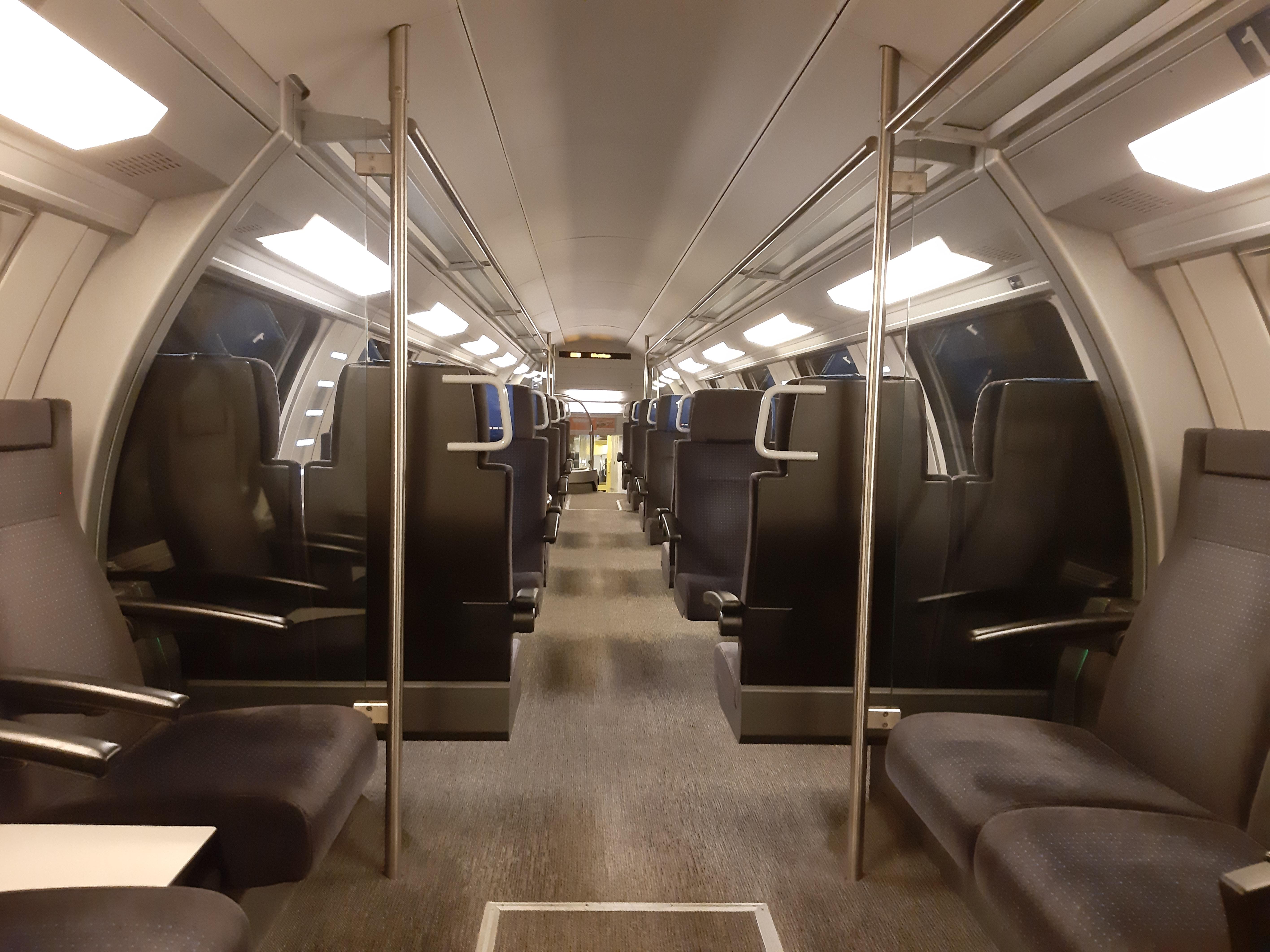 1st class on Zürich S24 S-Bahn line. Upper deck. | Scrolller
