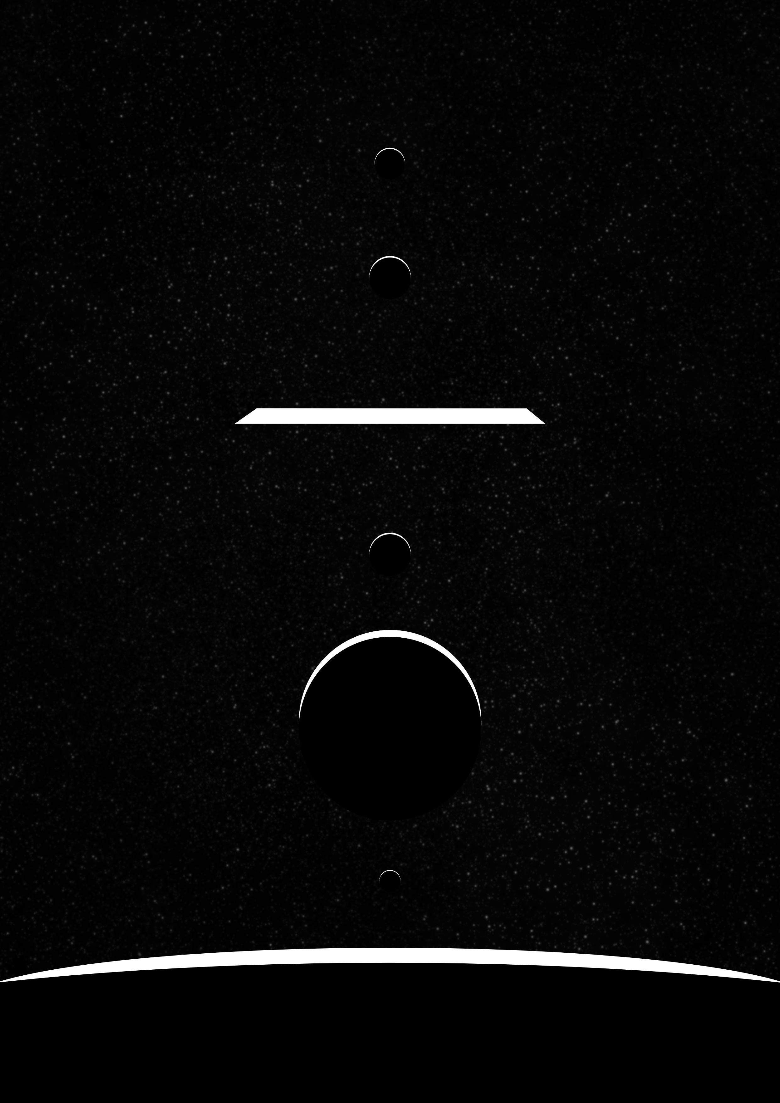 2001 A Space Odyssey minimal wallpaper | Scrolller