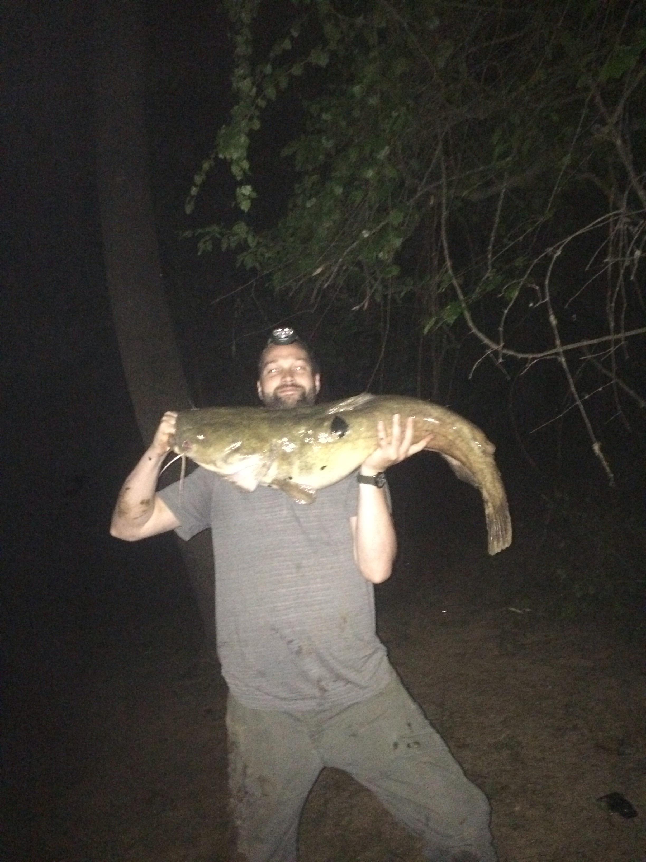 28 lbs Flathead from the Neuse River. Raleigh NC | Scrolller