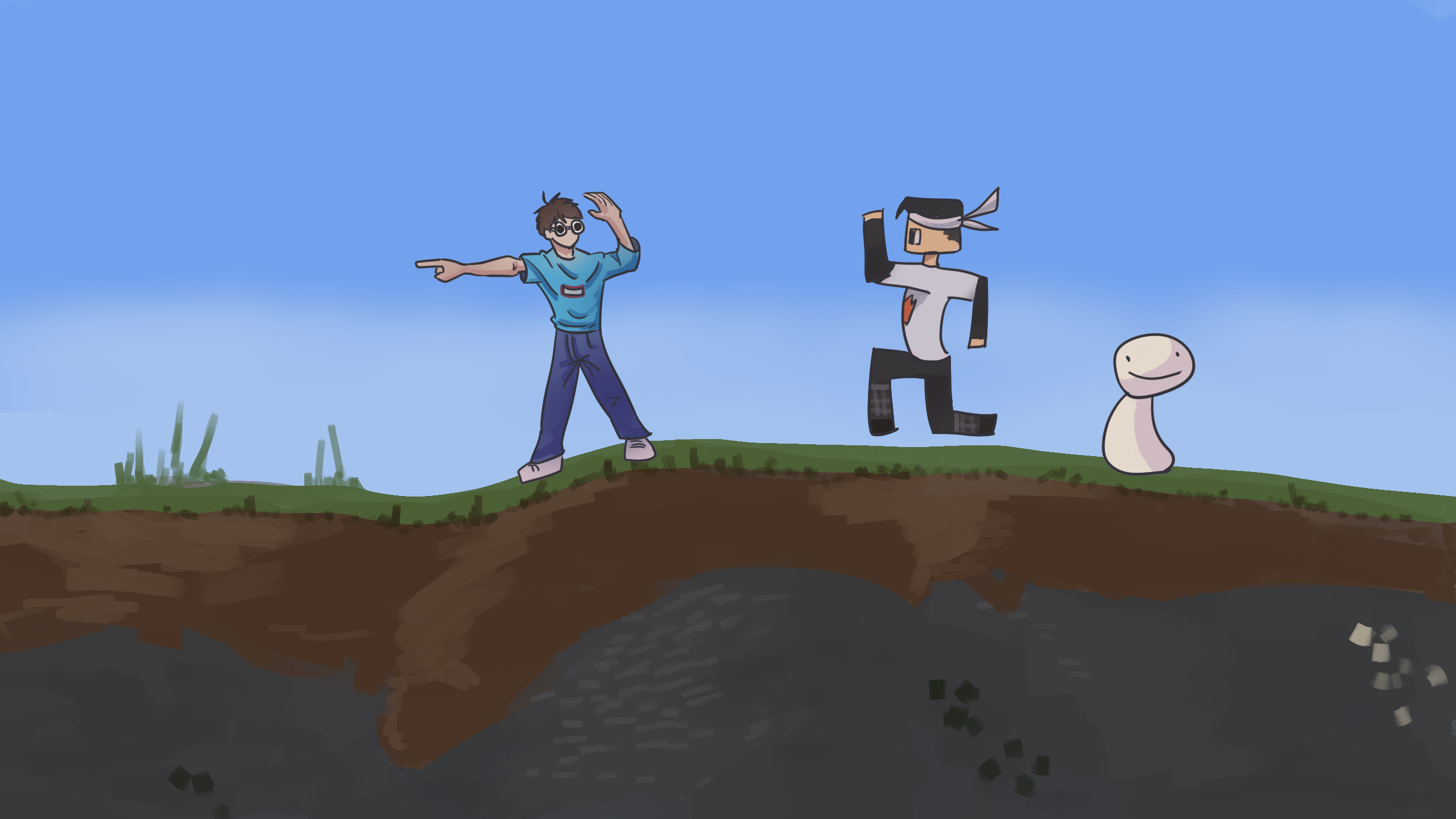 2D Minecraft Gang | Scrolller