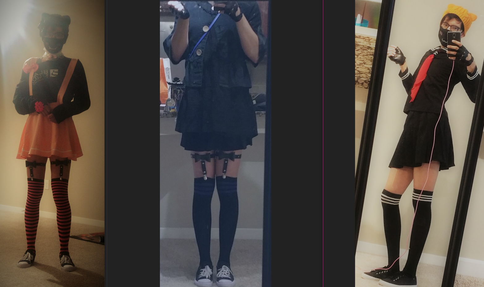 3 stages of catboyhood! shyness, emoness, schoolboy catboy! | Scrolller