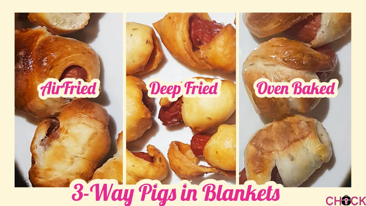 3 way Pigs in Blankets - Airfried. Deep fried. Oven baked. Guess which one was best? | Scrolller