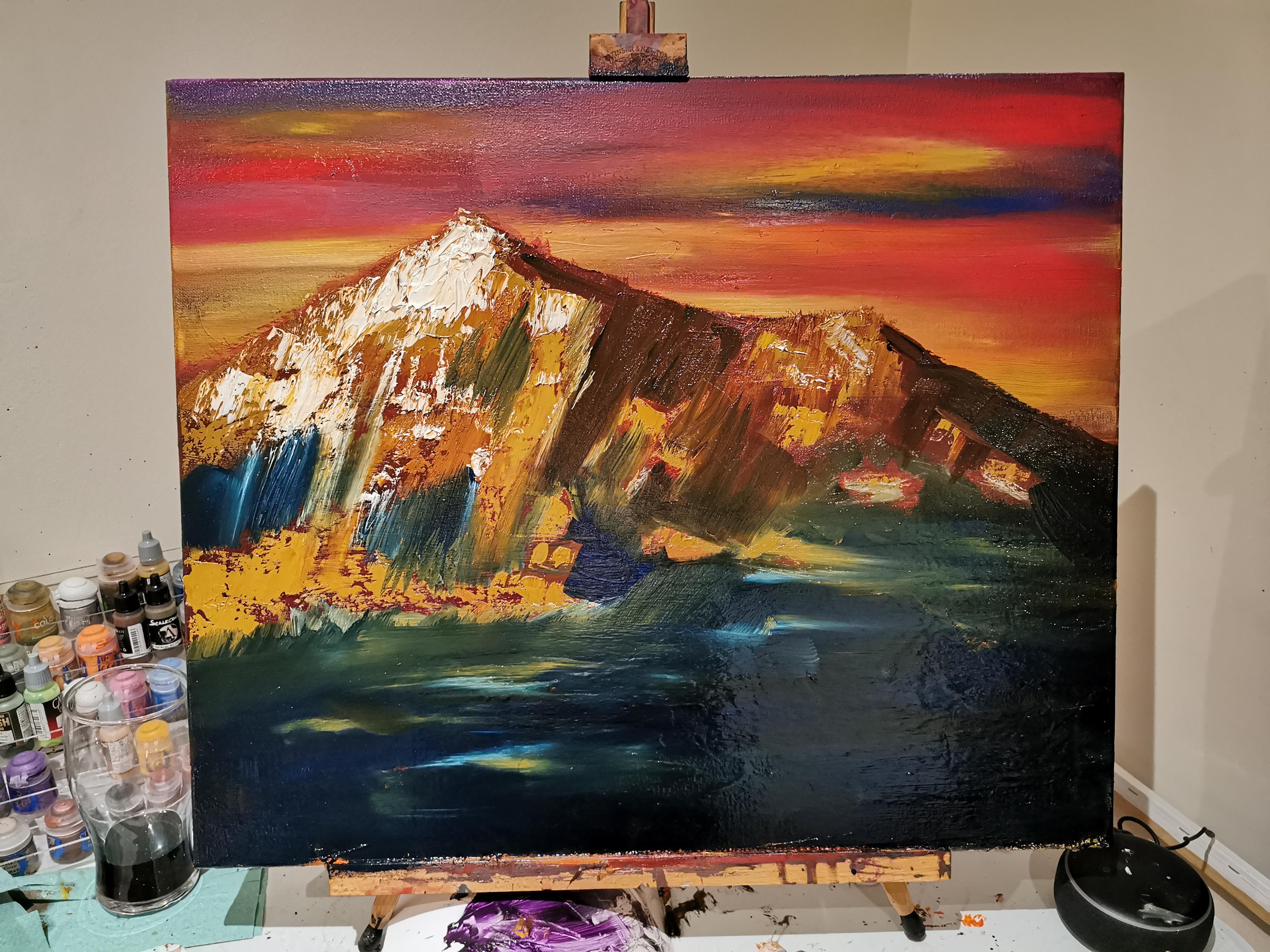 "3000" Oil on canvas. Critiques welcome | Scrolller