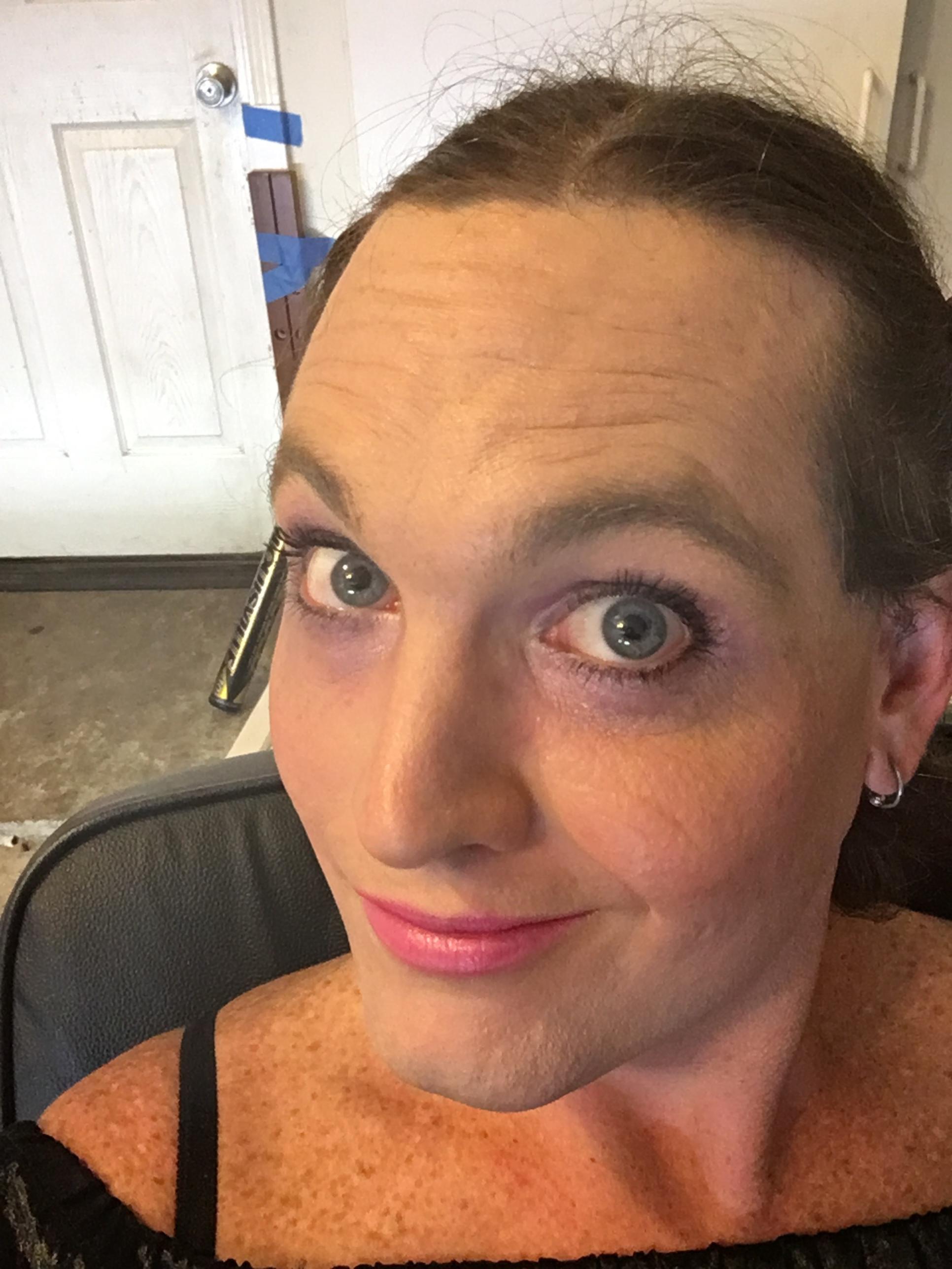 32 MtF Pre everything, first time doing makeup. | Scrolller