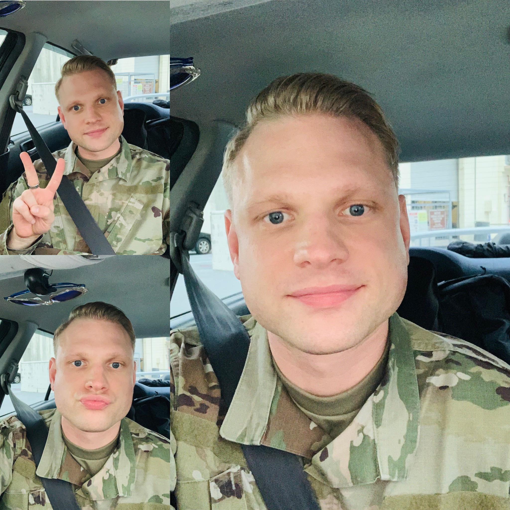 Military man does this get the juices flowing 💦 ? on my way home from work ladies make it hard ...