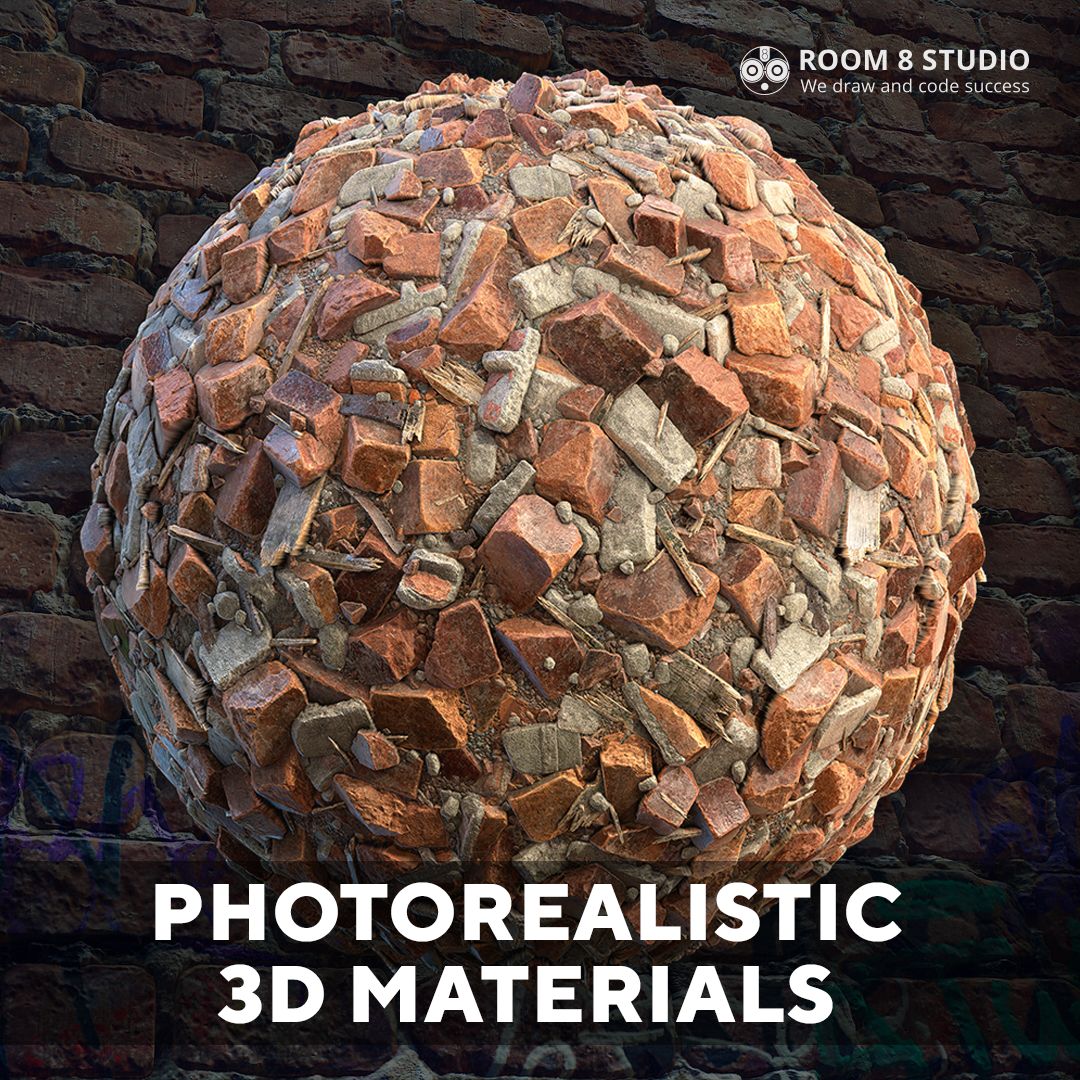 3D Photorealistic Materials And Textures | Environment Art By Room 8 Studio | Scrolller