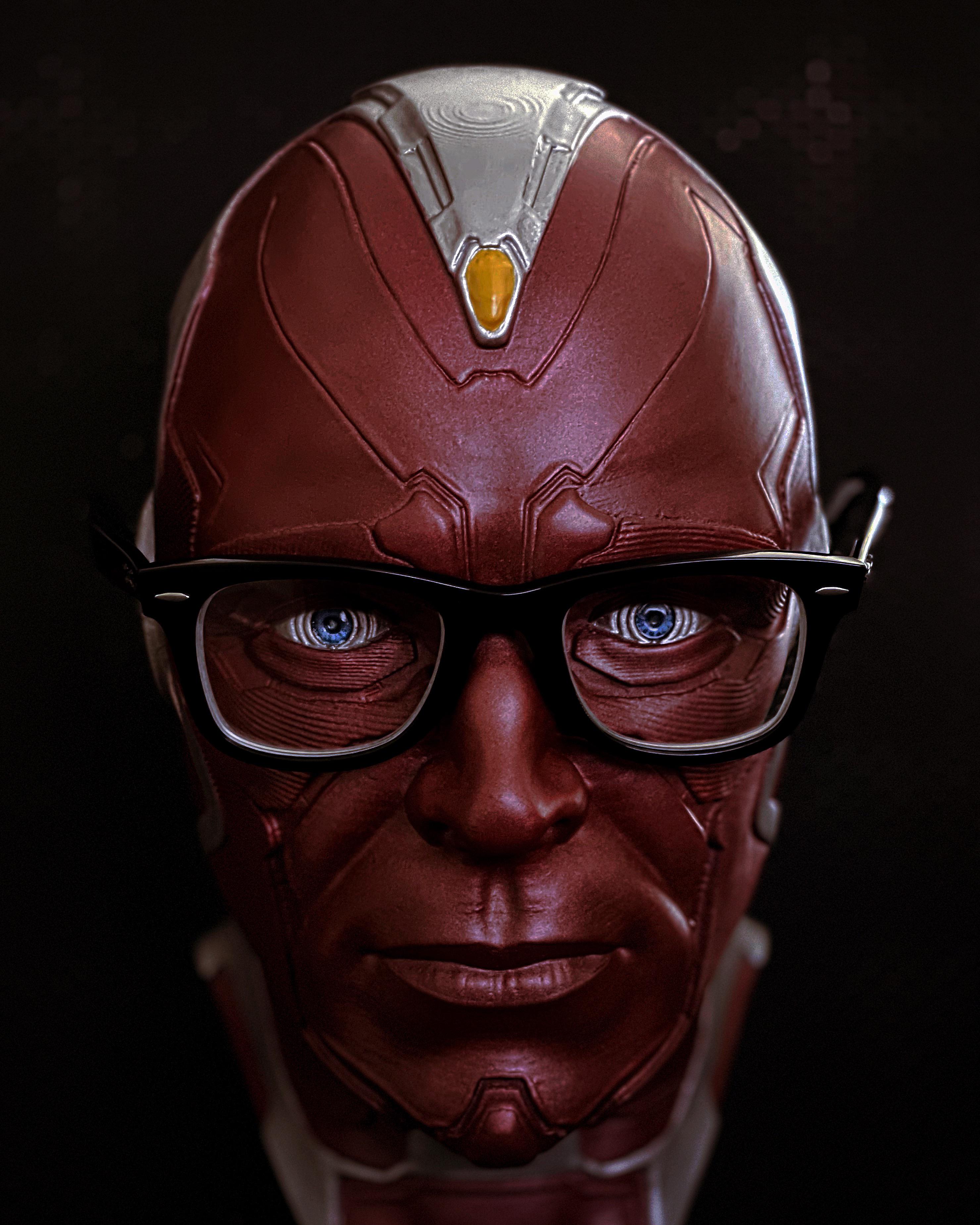 3D Printed Life Size VISION Bust | Scrolller