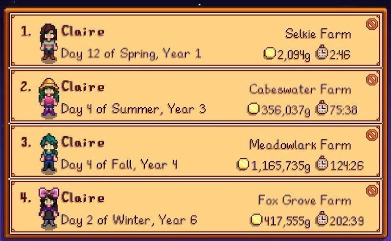 4 seasons, 4 farms! | Scrolller