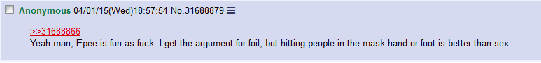 4chan's /fit/ gets it (Epee) | Scrolller