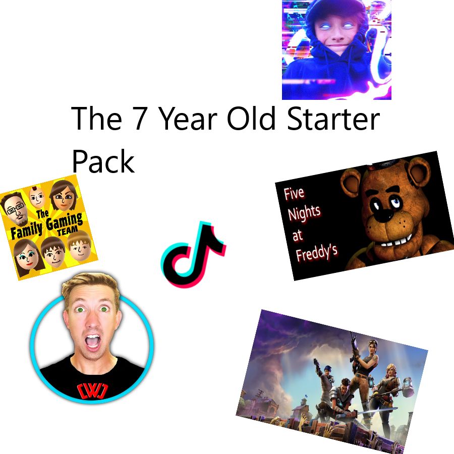 7 year old starter Pack | Scrolller