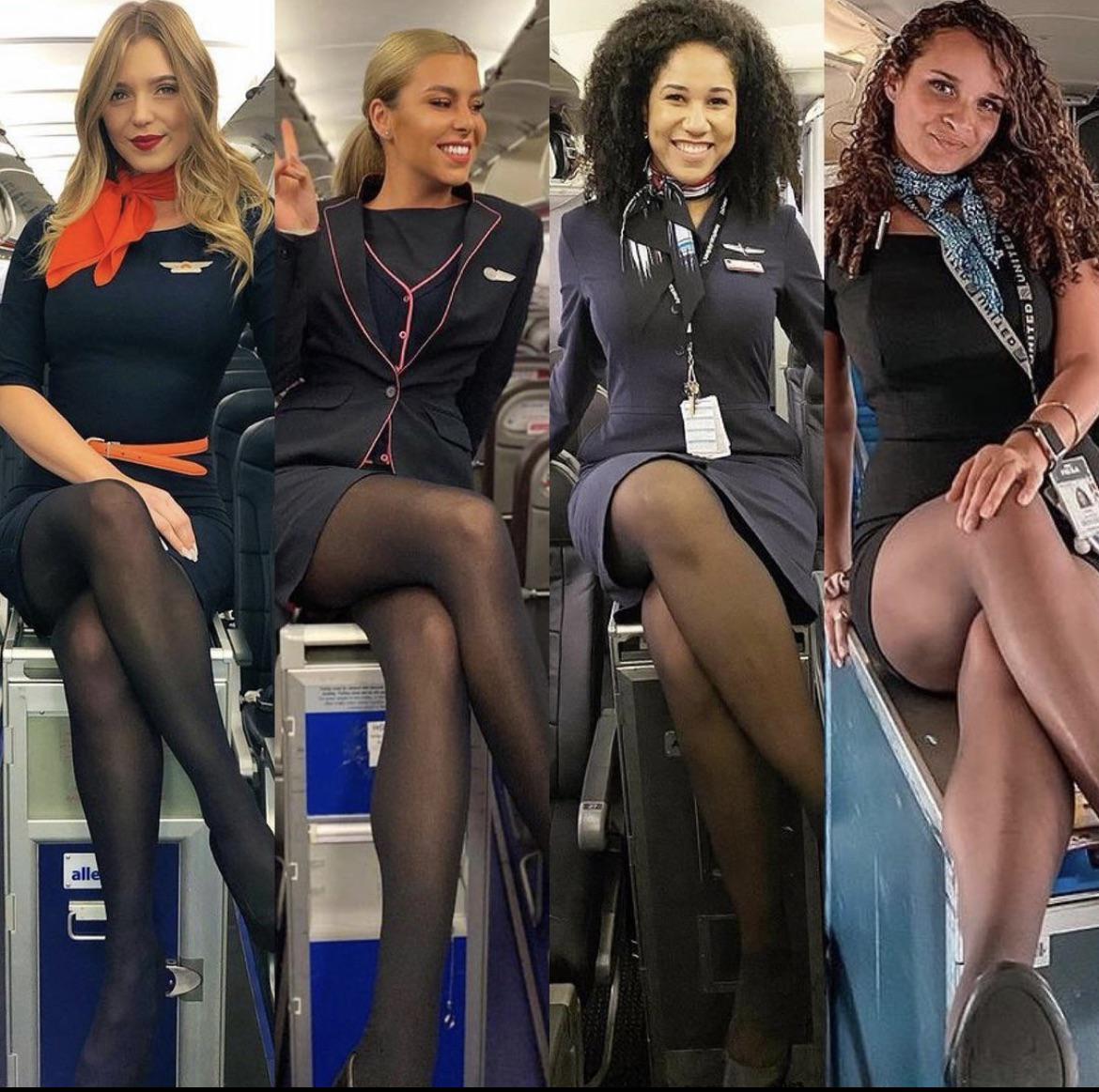 [4] Sexy flight attendants | Scrolller