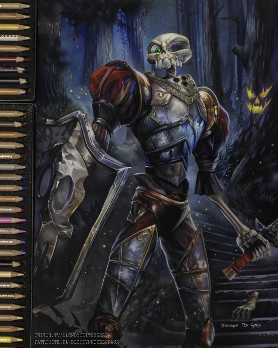 A beautiful illustration of our marvelous knight in rusted armor. | Scrolller