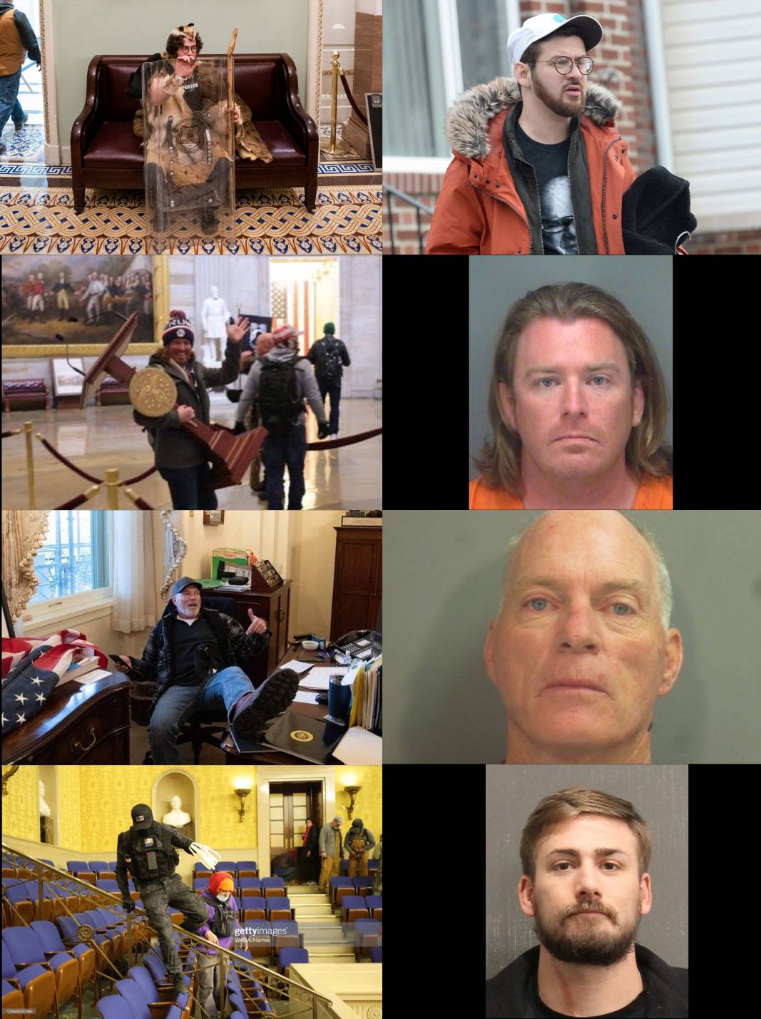 A before and after image for every capitol raider | Scrolller