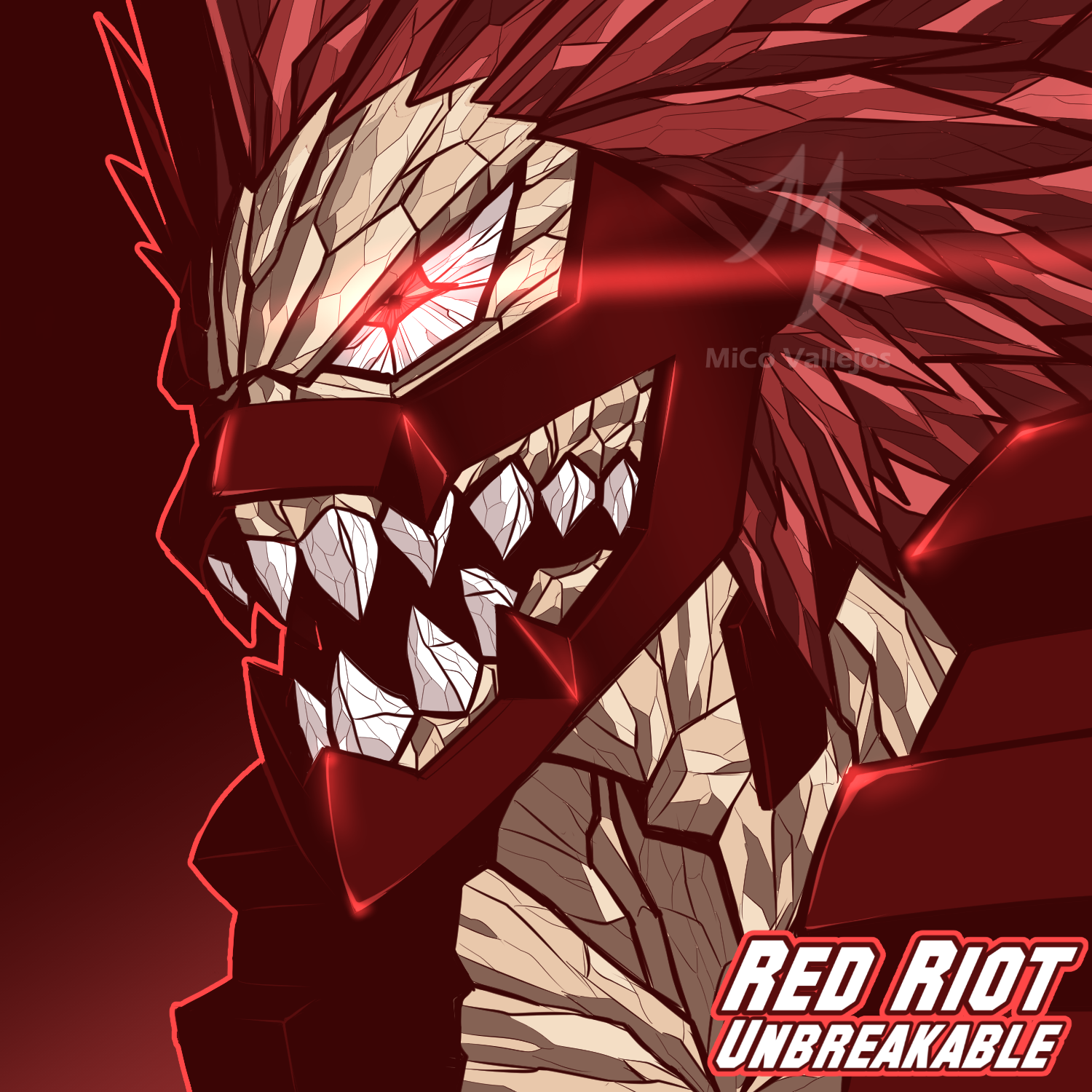 A bit late, but here's a Red Riot Unbreakable fanart I made | Scrolller