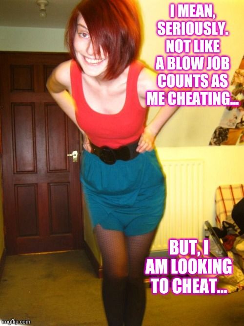 A blowjob isn't cheating | Scrolller