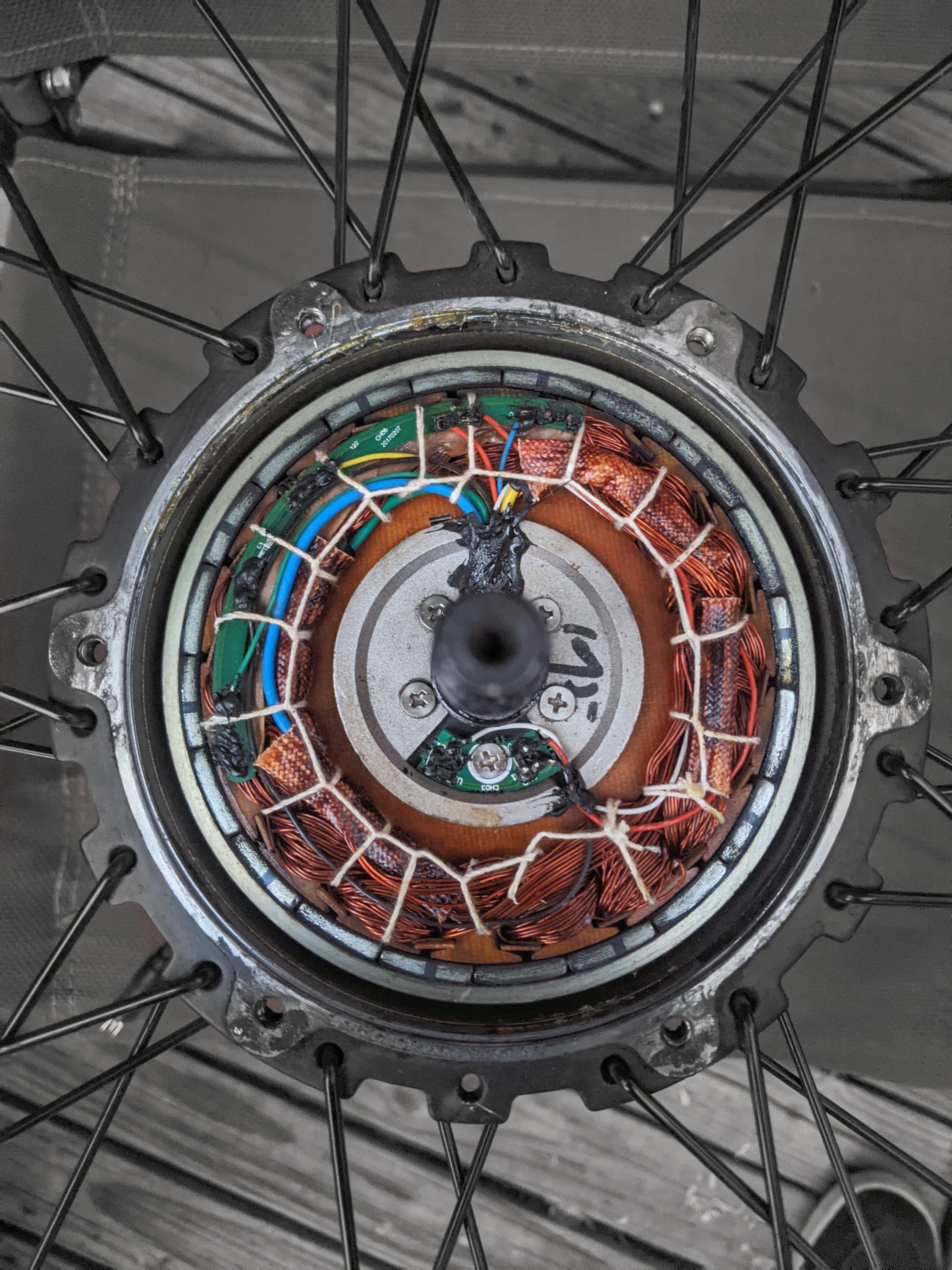 A cool look at the inside of my 750 W hub motor | Scrolller