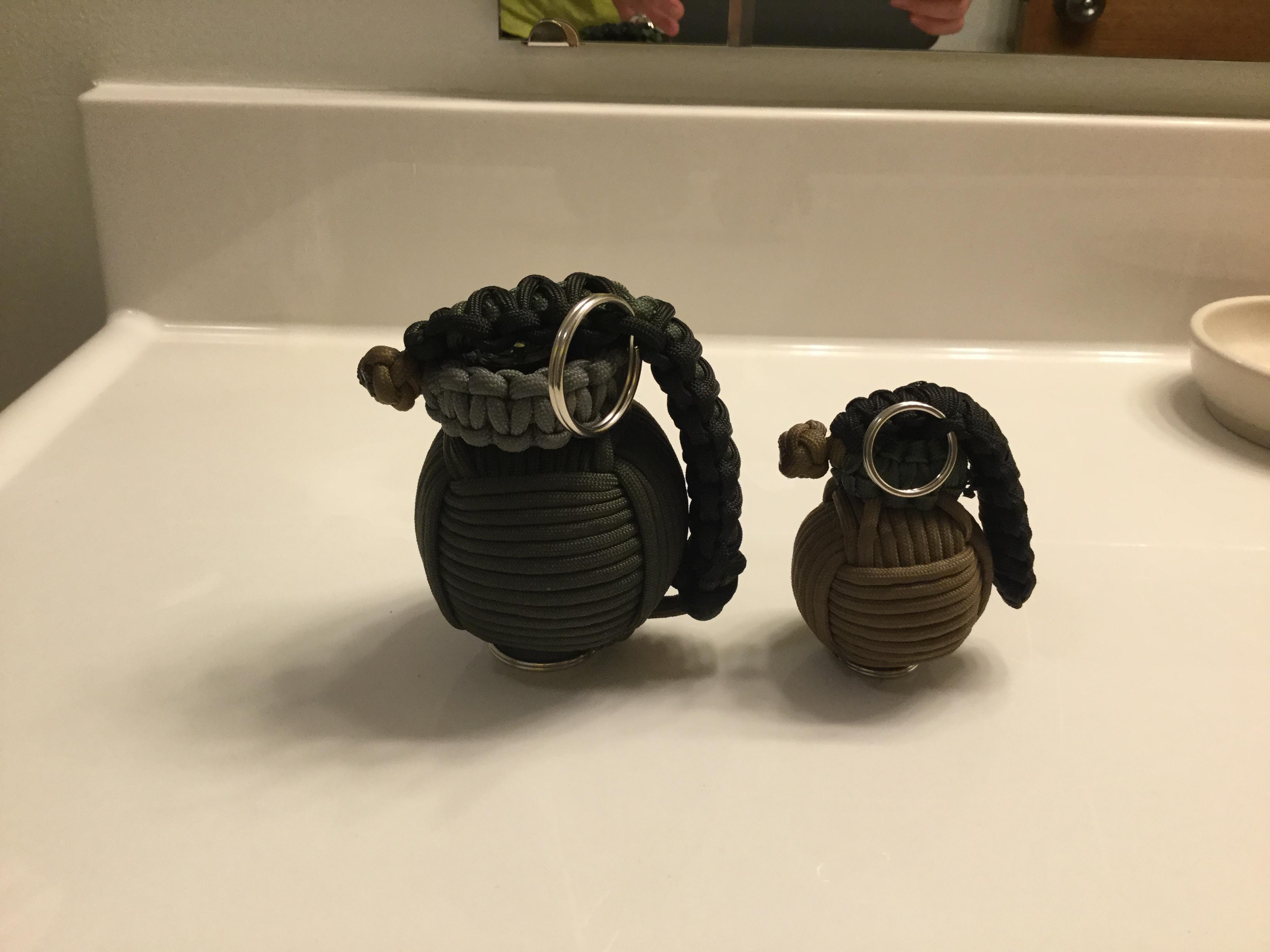 A couple more paracord grenades. | Scrolller