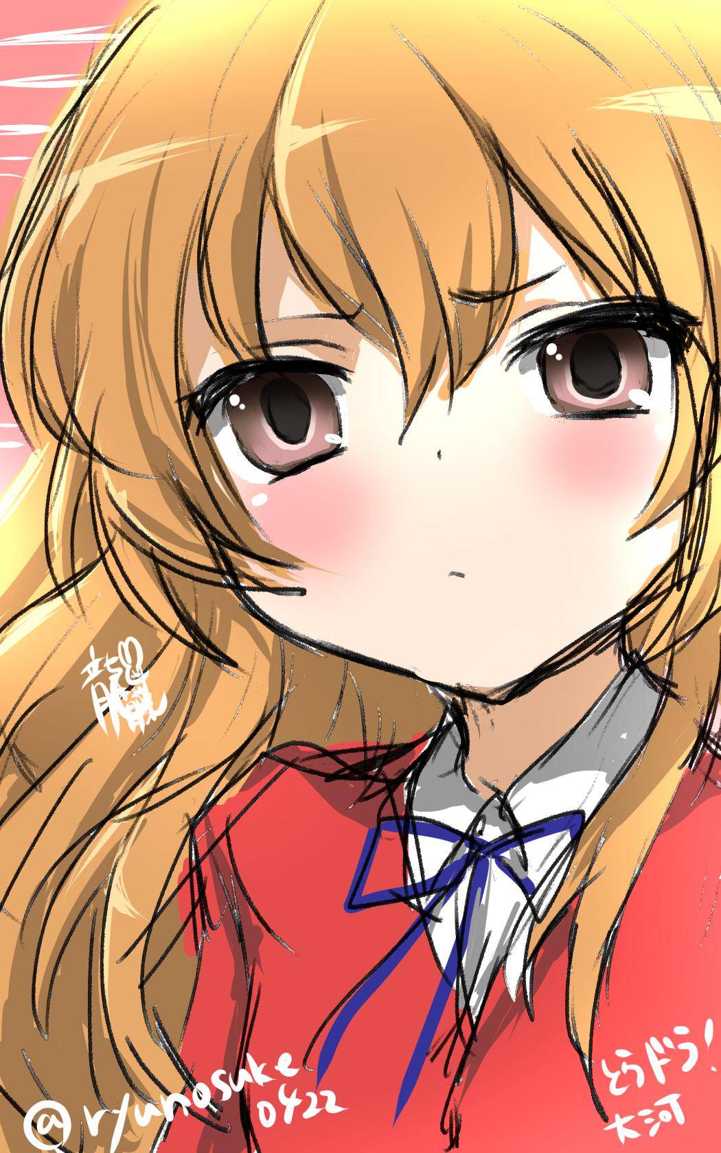 A cute blushing Taiga | Scrolller