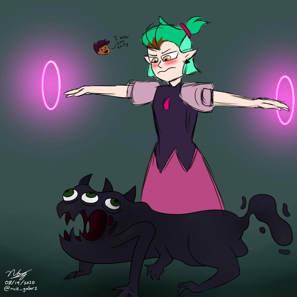 A Doodle I Made Amity Asserting Dominance Scrolller 6714